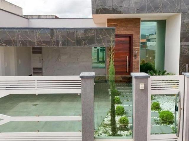 Casa ponte alta norte, 3 suítes, churrasqueira, sauna, piscina, melhor localização