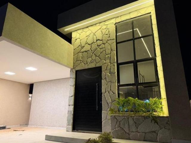 Casa ponte alta norte, 3 suítes, piscina, churrasqueira, casa nova, rica em armários planejados