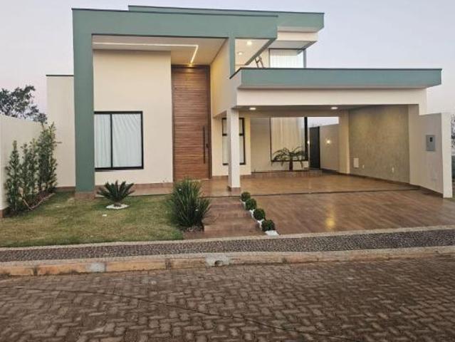 Casa ponte alta norte, 3 suítes, piscina, churrasqueira, lote 400m², fino acabamento