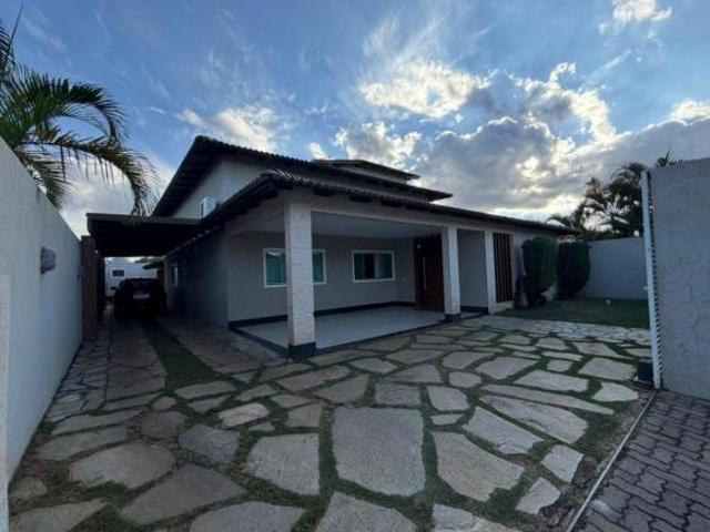 Casa ponte alta norte, 4 quartos, piscina, churrasqueira, sauna, lote 800m²