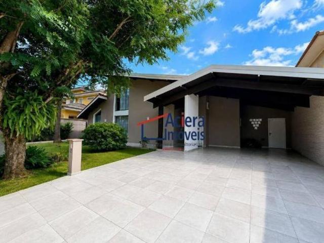 Casa Praticamente Térrea com 4 Suítes, Piscina e Área Gourmet, 300 m² venda ou aluguel Recanto I