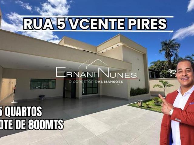 CASA Rua 5 de Vicente Pires Alto Padrão 5 Quartos cond fechado