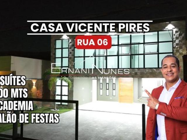 CASA RUA 06 VICENTE PIRES 4 SUÍITES SALÃO DE FESTAS ACADEMIA