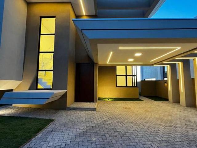 CASA RECÉM CONSTRUÍDA NO CONDOMÍNIO LE JARDIN ACEITA FINANCIAMENTO