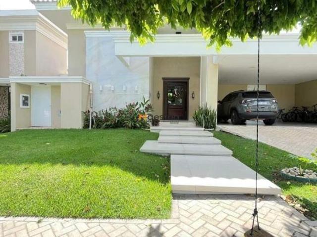 Casa Residencial à Venda em Sorriso Condomínio Porto Seguro – 3 Suítes, 292 m², Mobiliada