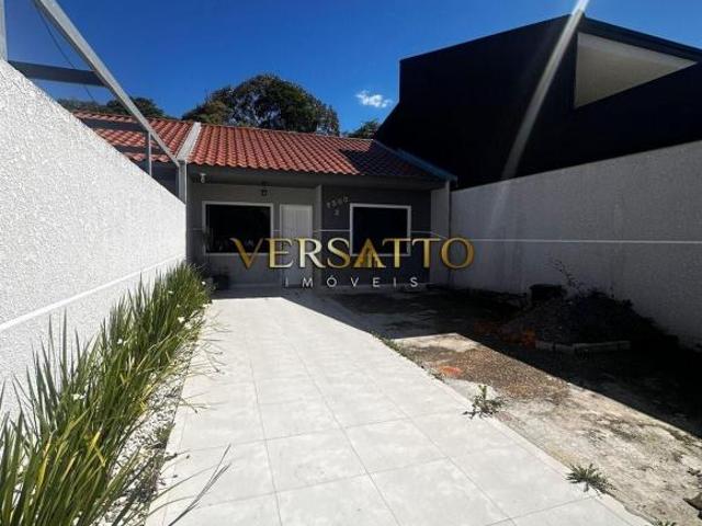 Casa semi mobiliada à venda no Campina da Barra em Araucária | 2 quartos, closet e amplo terreno