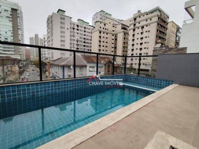 Casa soberposta alta com 3 dormitórios à venda, 280 m² por R$ 2.180.000 Embaré Santos/SP