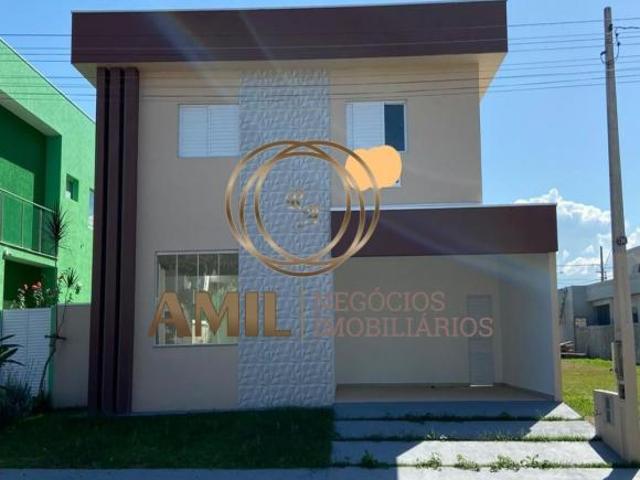 Casa Sobrado 3 dormitórios Novo no Condomínio Terras do Vale Caçapava