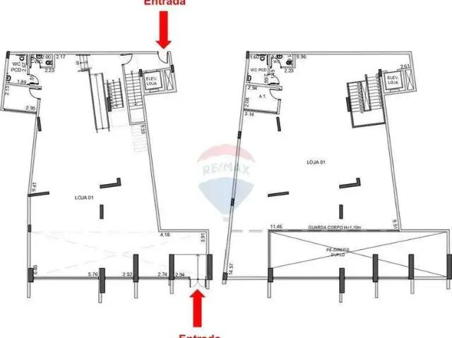 Casa / Sobrado Comercial para Locação em São Paulo/SP Pompéia