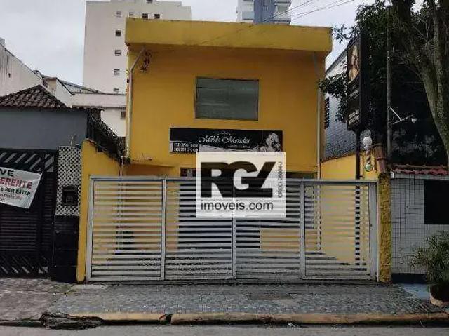 Casa / Sobrado Comercial para Locação em Santos/SP Aparecida 5 Quartos