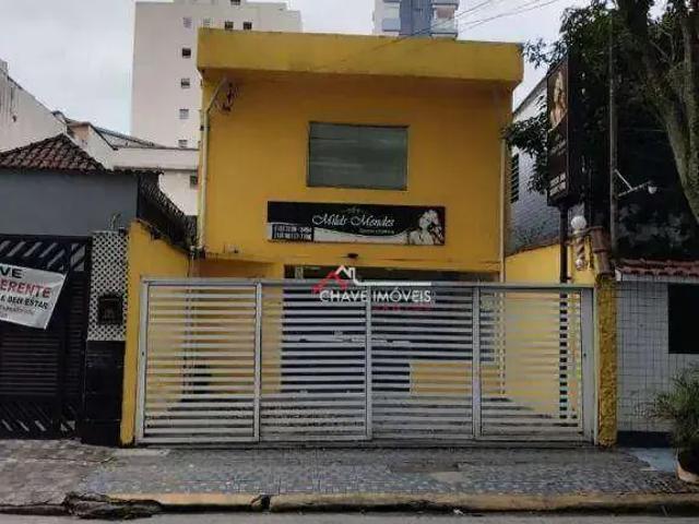 Casa / Sobrado Comercial para Locação em Santos/SP Aparecida