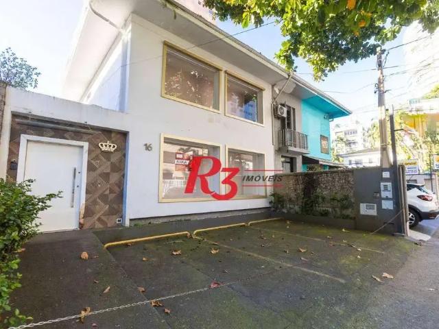 Casa / Sobrado Comercial para Locação em Santos/SP Gonzaga 3 Quartos