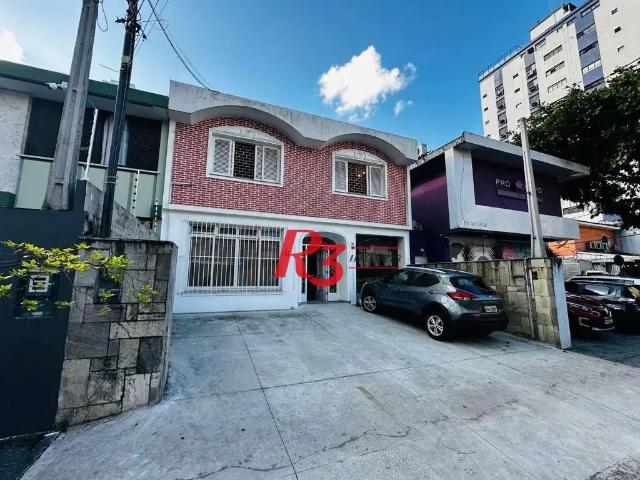 Casa / Sobrado Comercial para Locação em Santos/SP Gonzaga 4 Quartos