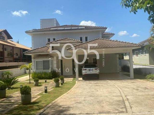 Casa sobrado em condomínio à venda no Condomínio Campos de Santo Antônio, 4 suítes, 2 home offices