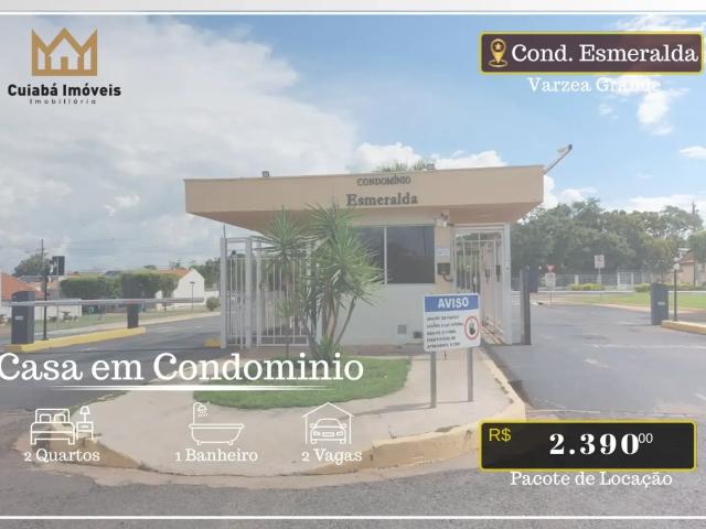 Casa / Sobrado em Condomínio para Locação em Várzea Grande/MT Petrópolis 2 Quartos