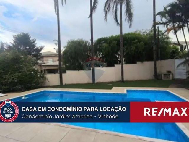Casa / Sobrado em Condomínio para Locação em Vinhedo/SP Jardim América 4 Quartos