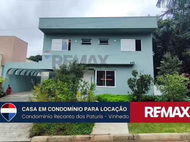 Casa / Sobrado em Condomínio para Locação em Vinhedo/SP Loteamento Recanto dos Paturis 4 Quartos