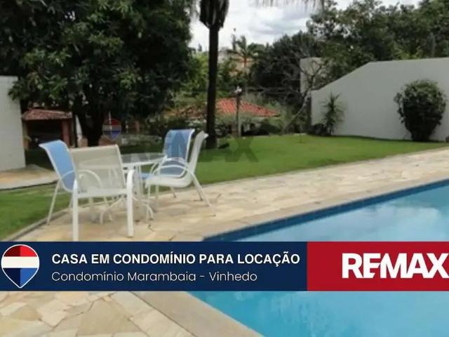 Casa / Sobrado em Condomínio para Locação em Vinhedo/SP Marambaia 4 Quartos