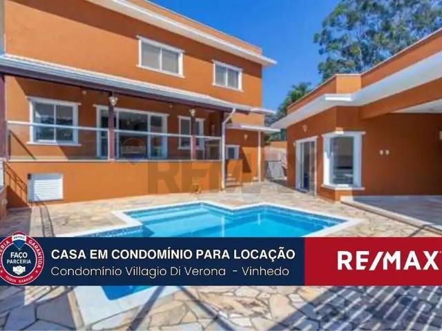 Casa / Sobrado em Condomínio para Locação em Vinhedo/SP Villagio Di Verona 3 Quartos