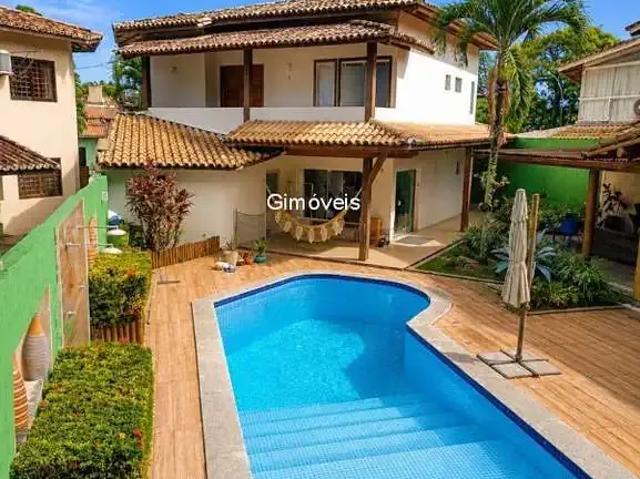 Casa / Sobrado em Condomínio para Locação em Lauro de Freitas/BA Buraquinho 4 Quartos