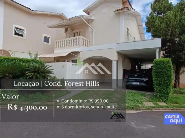 Casa / Sobrado em Condomínio para Locação em São José do Rio Preto/SP Jardim Tarraf II 3 Quartos