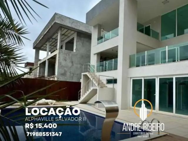 Casa / Sobrado em Condomínio para Locação em Salvador/BA Alphaville II 4 Quartos