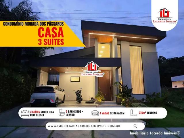 Casa / Sobrado em Condomínio para Venda em Manaus/AM Ponta Negra 3 Quartos