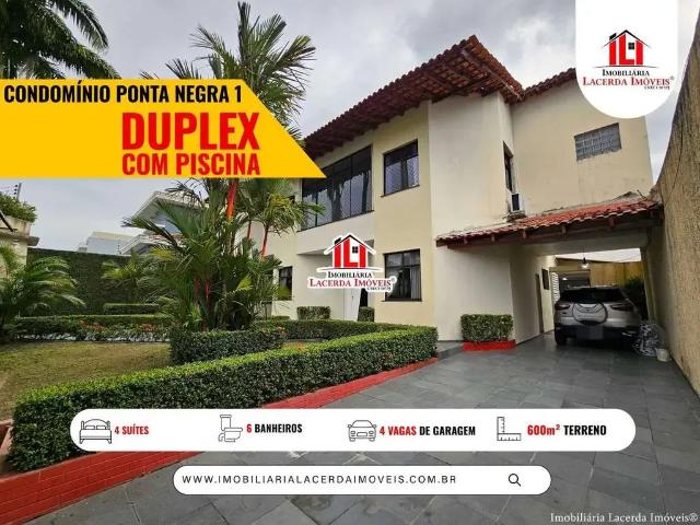Casa / Sobrado em Condomínio para Venda em Manaus/AM Ponta Negra 4 Quartos