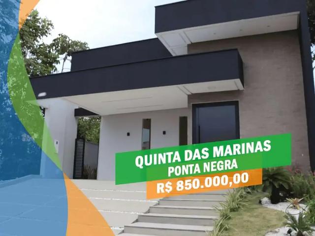 Casa / Sobrado em Condomínio para Venda em Manaus/AM Ponta Negra 4 Quartos