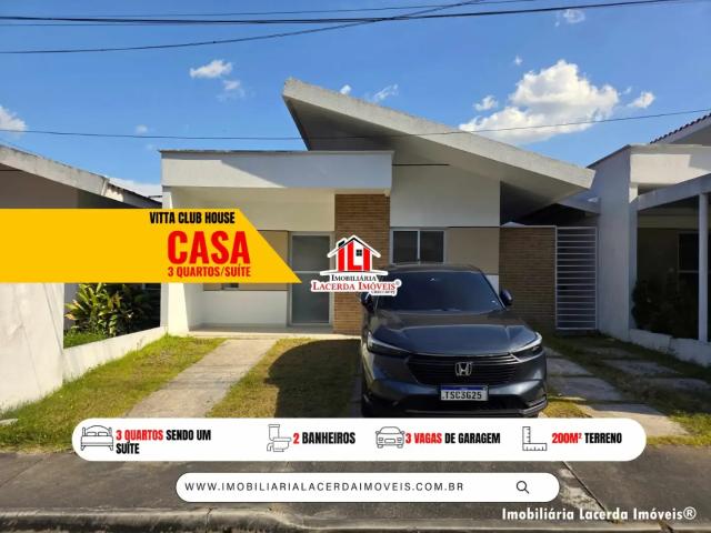 Casa / Sobrado em Condomínio para Venda em Manaus/AM Tarumã Açu 3 Quartos