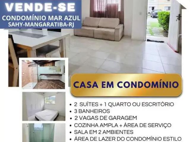 Casa / Sobrado em Condomínio para Venda em Mangaratiba/RJ Sahy 3 Quartos