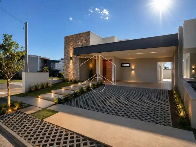 Casa / Sobrado em Condomínio para Venda em Marília/SP Loteamento Residencial e Comercial Fazenda São Sebastião 3 Quartos