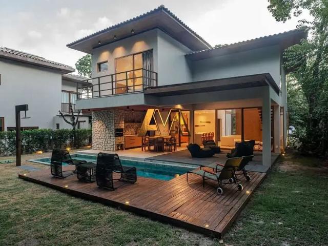 Casa / Sobrado em Condomínio para Venda em Mata de São João/BA Açu da Torre 4 Quartos