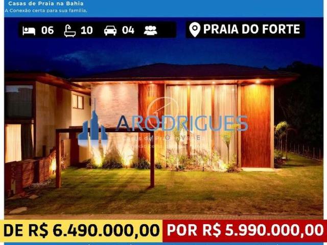 Casa / Sobrado em Condomínio para Venda em Mata de São João/BA Praia do Forte 7 Quartos