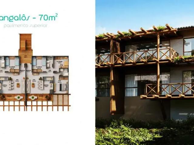 Casa / Sobrado em Condomínio para Venda em Mata de São João/BA Praia do Forte 3 Quartos