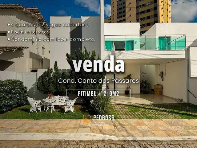 Casa / Sobrado em Condomínio para Venda em Natal/RN Pitimbu 4 Quartos