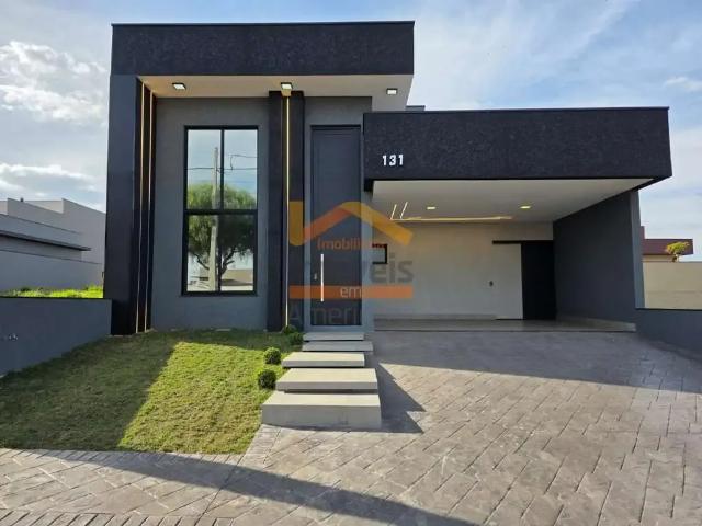 Casa / Sobrado em Condomínio para Venda em Nova Odessa/SP Jardim Recanto das Águas 3 Quartos