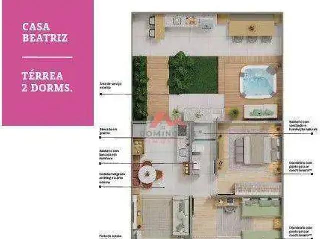 Casa / Sobrado em Condomínio para Venda em Americana/SP Bairro Pacaembu 2 Quartos