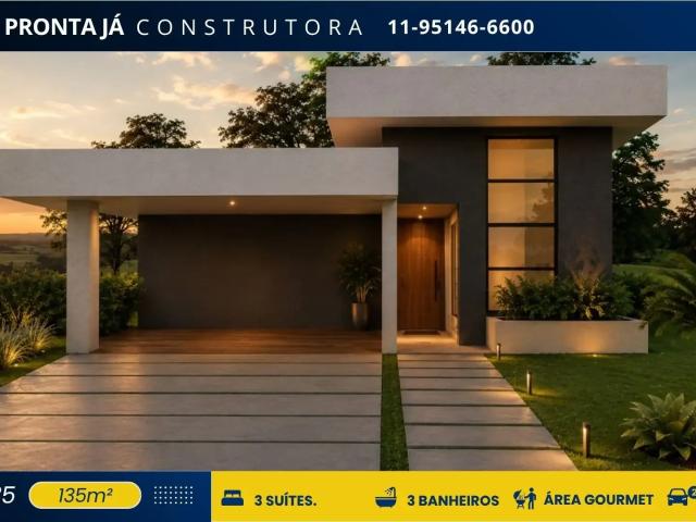 Casa / Sobrado em Condomínio para Venda em Arandu/SP Riviera de Santa Cristina 3 Quartos