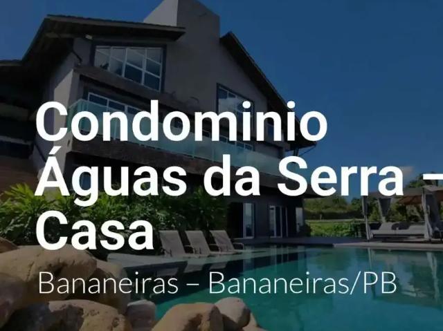 Casa / Sobrado em Condomínio para Venda em Bananeiras/PB Centro 8 Quartos