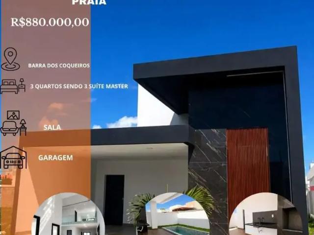 Casa / Sobrado em Condomínio para Venda em Barra dos Coqueiros/SE Olhos D'água 3 Quartos