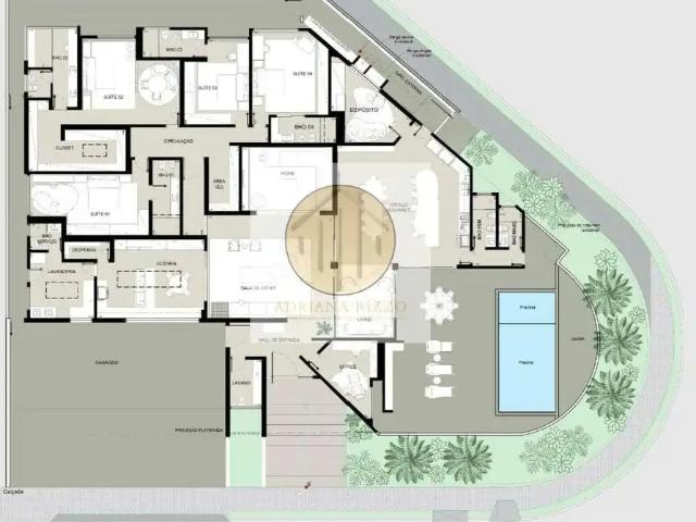 Casa / Sobrado em Condomínio para Venda em Bauru/SP Jardim Estoril V 4 Quartos