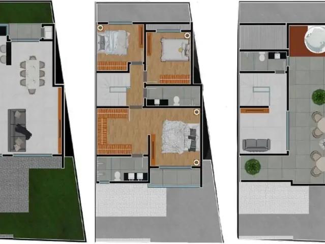 Casa / Sobrado em Condomínio para Venda em Curitiba/PR Guabirotuba 3 Quartos