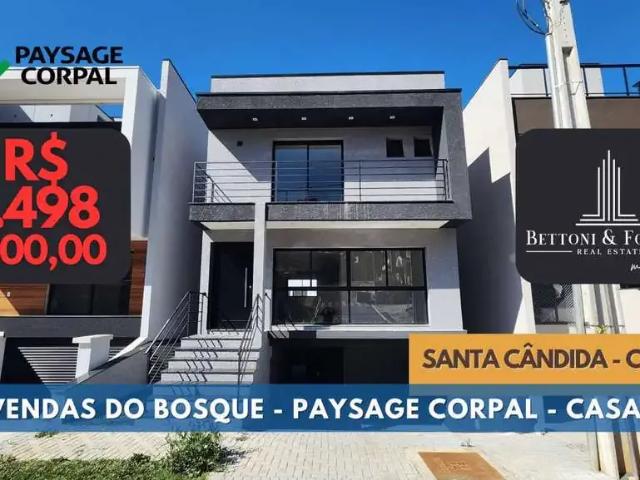 Casa / Sobrado em Condomínio para Venda em Curitiba/PR Santa Cândida 3 Quartos