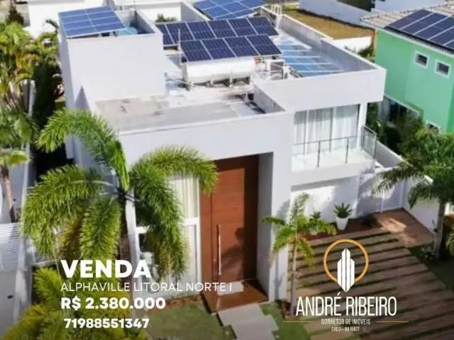 Casa / Sobrado em Condomínio para Venda em Camaçari/BA Abrantes 3 Quartos