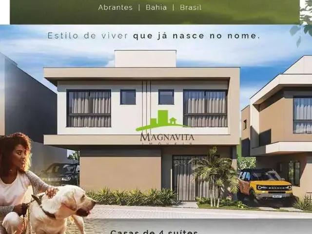 Casa / Sobrado em Condomínio para Venda em Camaçari/BA Abrantes 4 Quartos