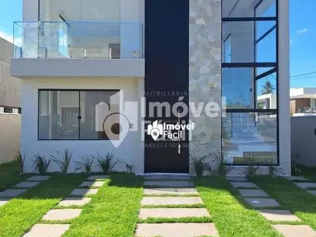 Casa / Sobrado em Condomínio para Venda em Camaçari/BA Abrantes 4 Quartos