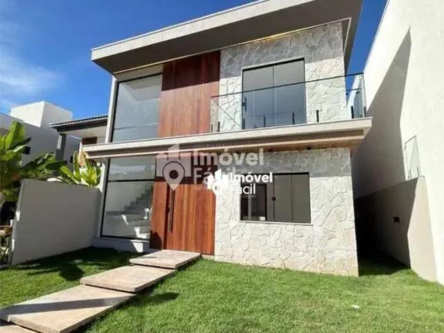 Casa / Sobrado em Condomínio para Venda em Camaçari/BA Abrantes 4 Quartos
