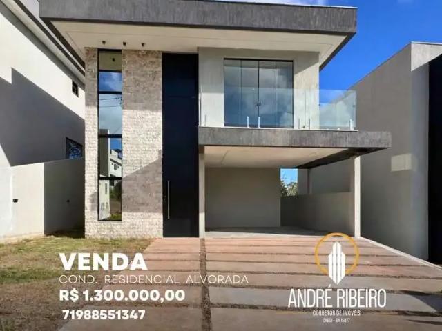Casa / Sobrado em Condomínio para Venda em Camaçari/BA Alphaville Abrantes 4 Quartos