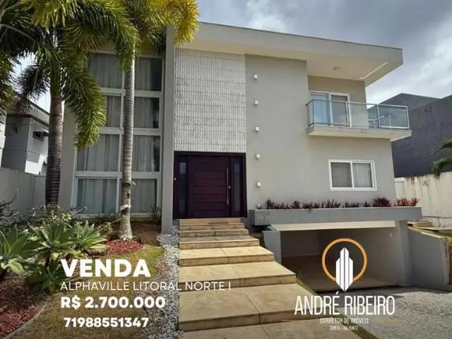 Casa / Sobrado em Condomínio para Venda em Camaçari/BA Alphaville Abrantes 4 Quartos